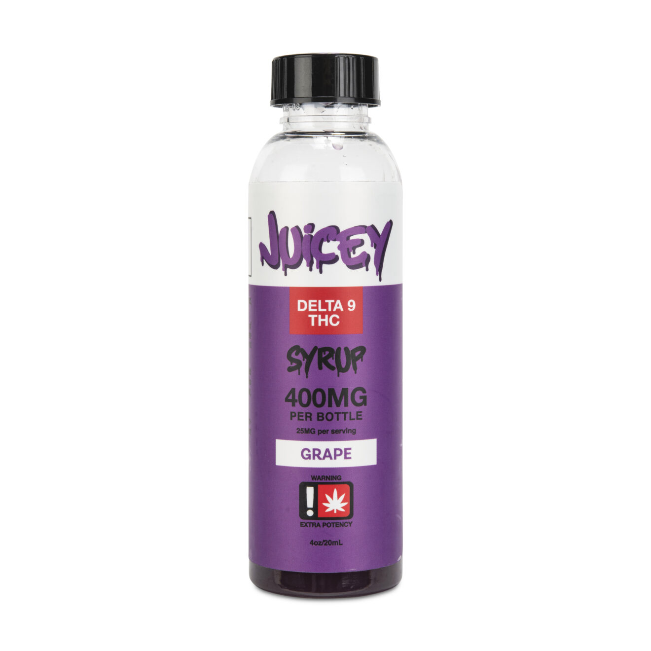 JUICEY 400mg Delta 9 THC Grape Syrup - Indica Hybrid