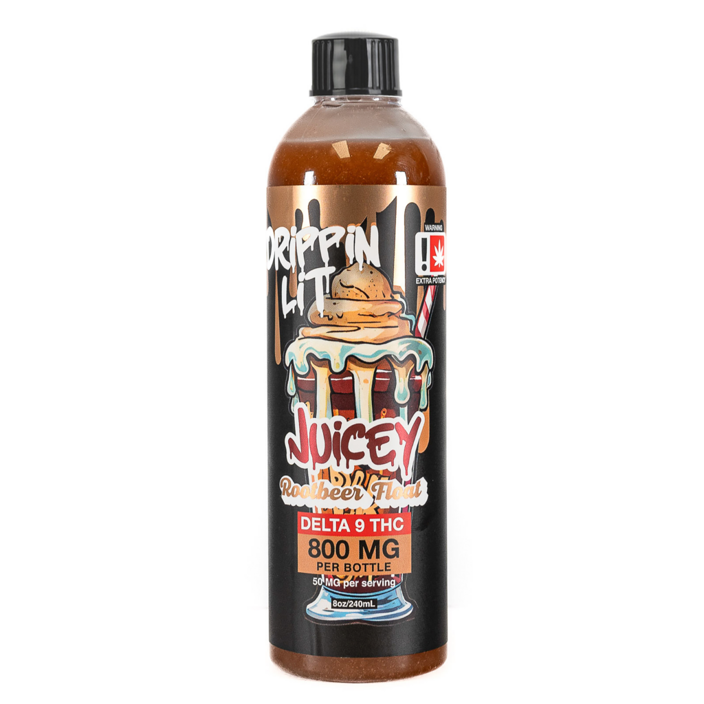 JUICEY Drippin Lit 800mg Delta 9 THC Root Beer Float